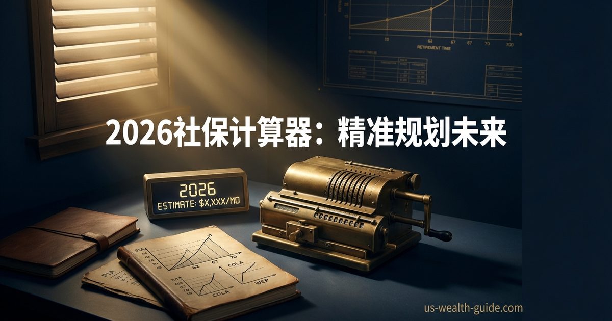 Social Security福利计算器 2026 | SS领取策略·PIA计算·配偶福利·盈亏平衡分析 | 美国高净财务指南